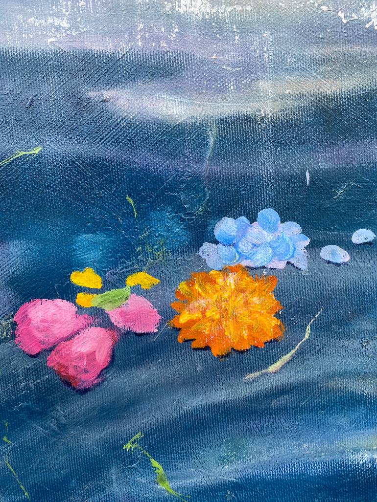 Spring Water Painting by Caesiliae Fine Art | Saatchi Art