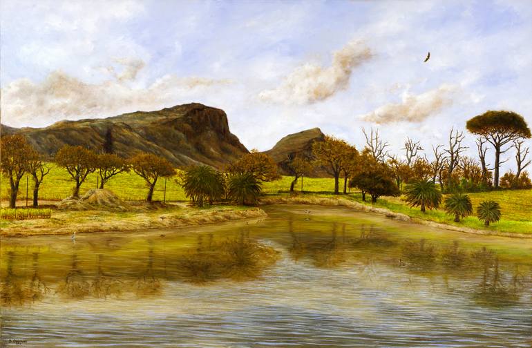 The Dam Painting by Damian Osborne | Saatchi Art