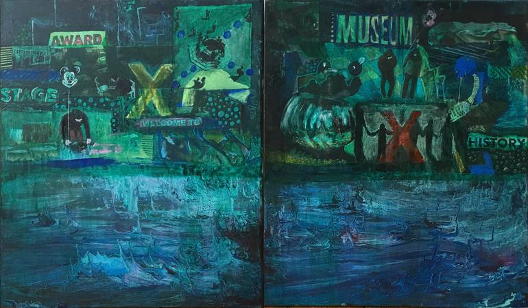 The XX Painting by Adgang Forbudt | Saatchi Art