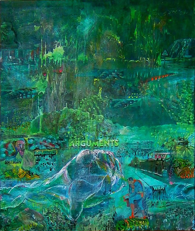 Everythings Gone Green Painting by Adgang Forbudt | Saatchi Art