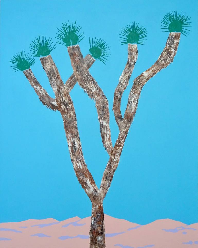 Joshua Tree Painting by Andy Shaw | Saatchi Art