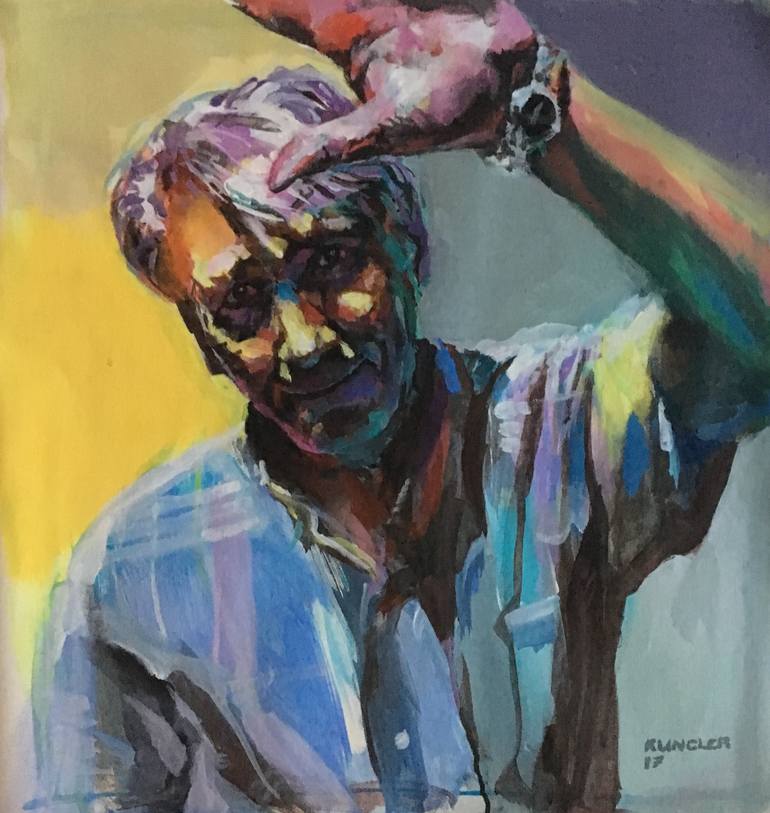 Portrait of a physicist Painting by Jürg Klingler | Saatchi Art