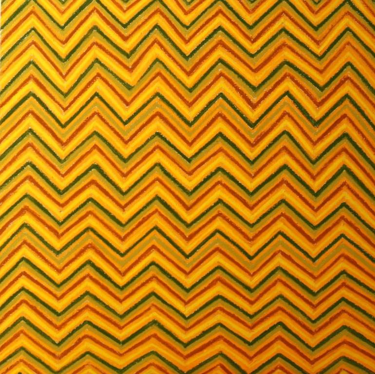 Zig zag Painting by Daiva Gauryte-Martin | Saatchi Art