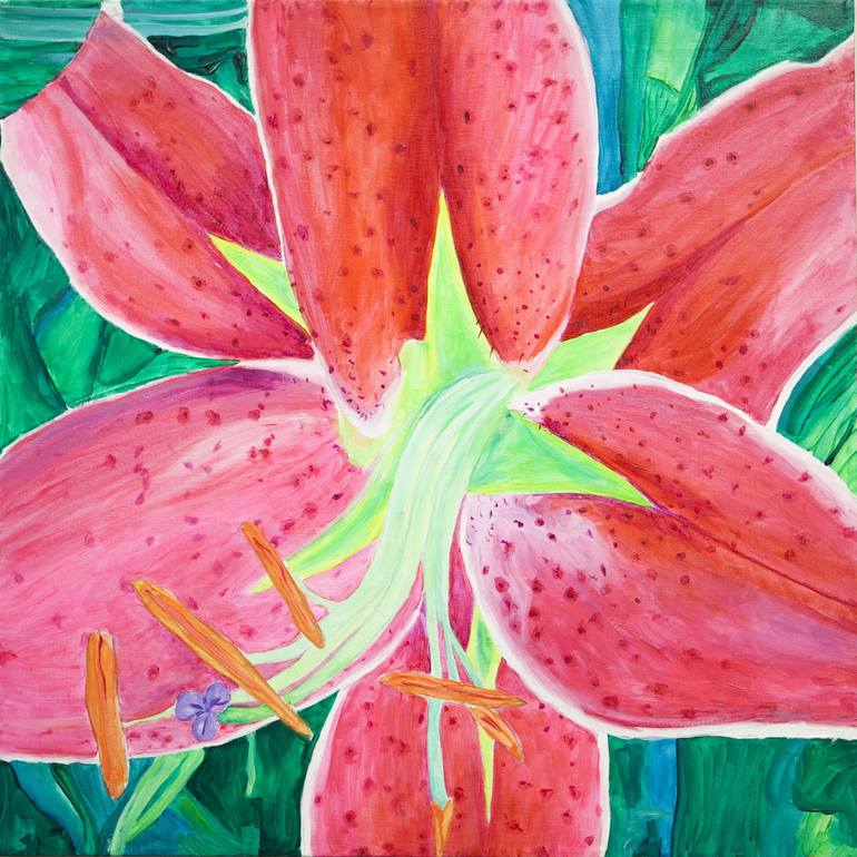 Lilly is Love Painting by Elizabeth Wimsatt | Saatchi Art