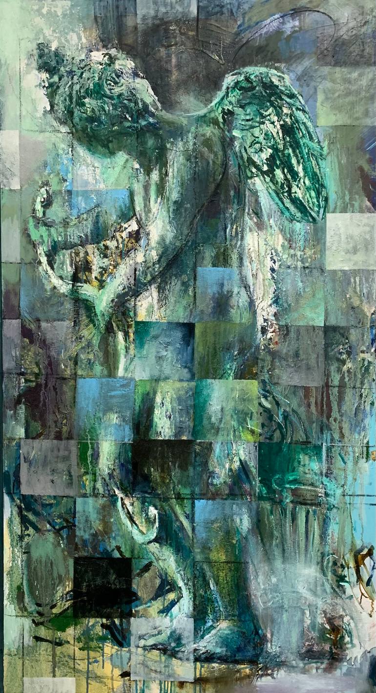 Amor and Psyche Painting by Prunk Fox | Saatchi Art