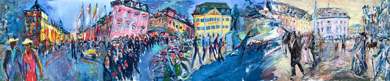 Bonn Painting by Prunk Fox | Saatchi Art