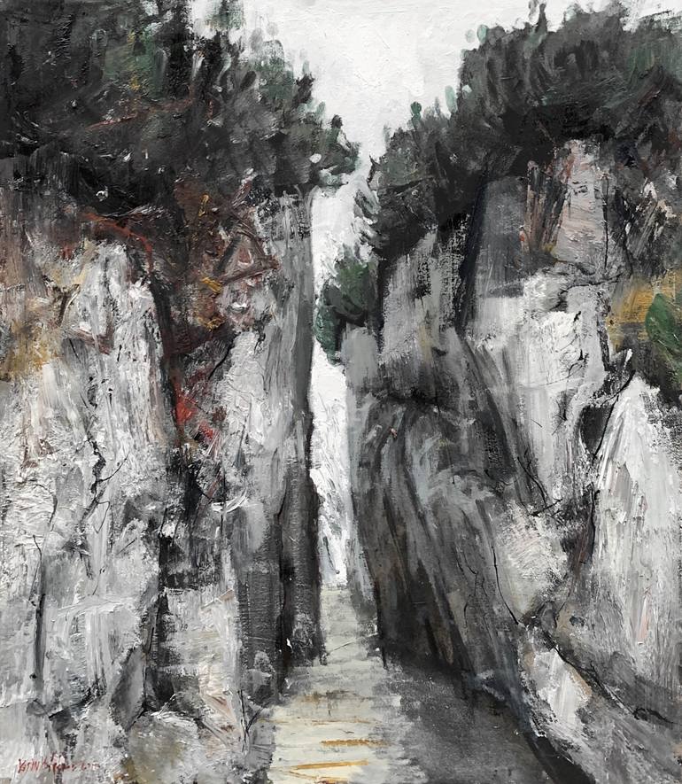 passage Painting by Prunk Fox | Saatchi Art