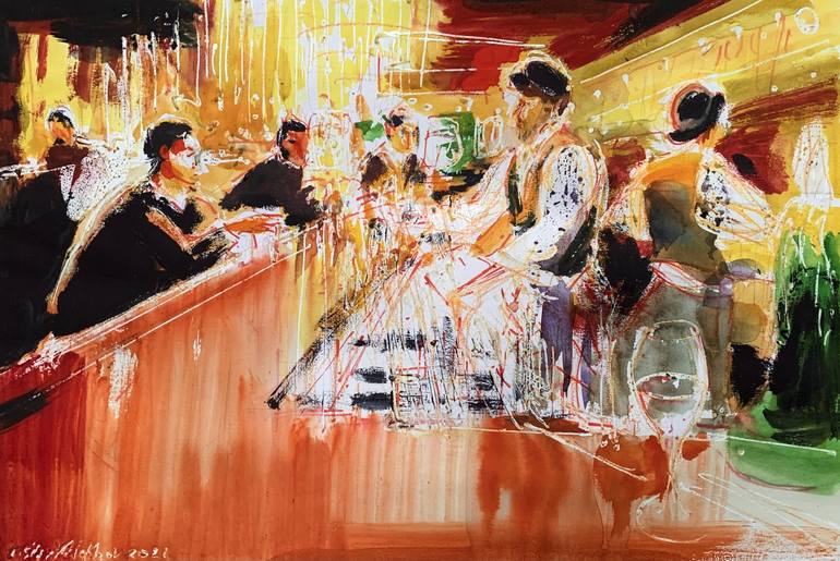 Zelda Bar Painting by Prunk Fox | Saatchi Art
