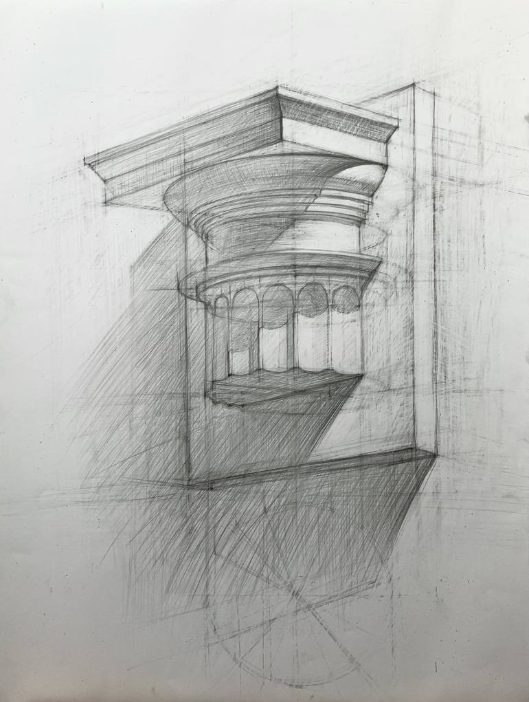 Capital Drawing by Prunk Fox | Saatchi Art