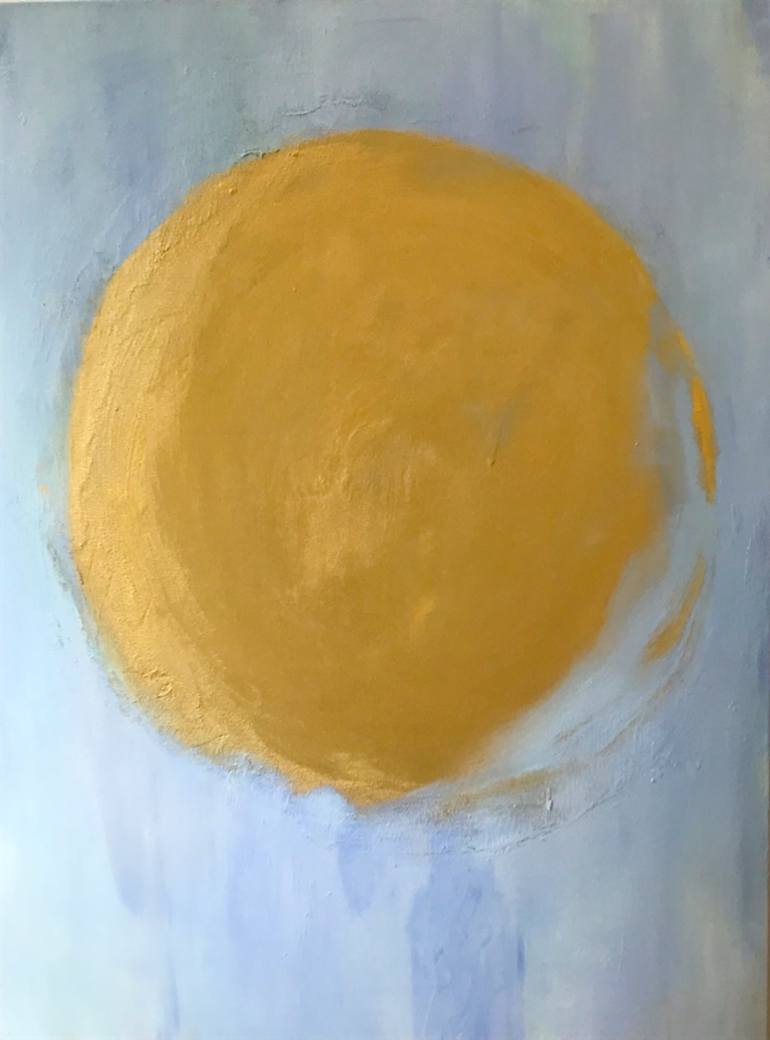 Luna Blue Painting by Donna Fecteau | Saatchi Art