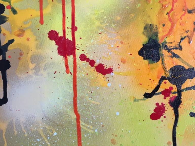 Spring splash Painting by Nineke Havinga | Saatchi Art