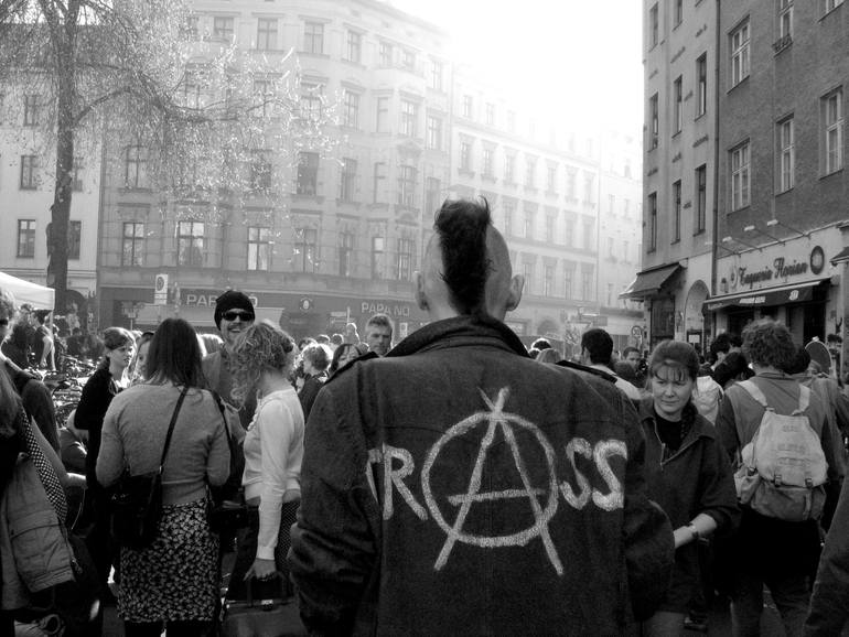 Berlin Punk wearing a Crass jacket Photography by Billy Bernie ...