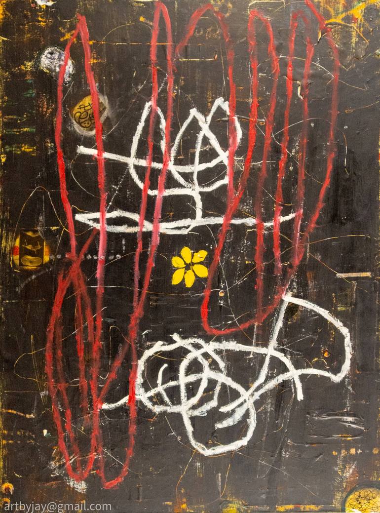 Glyphs Painting by Jason Coughlin | Saatchi Art