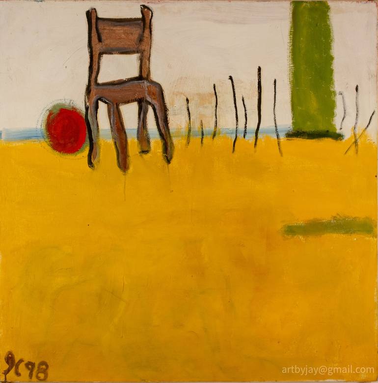 blob and chair Painting by Jason Coughlin | Saatchi Art