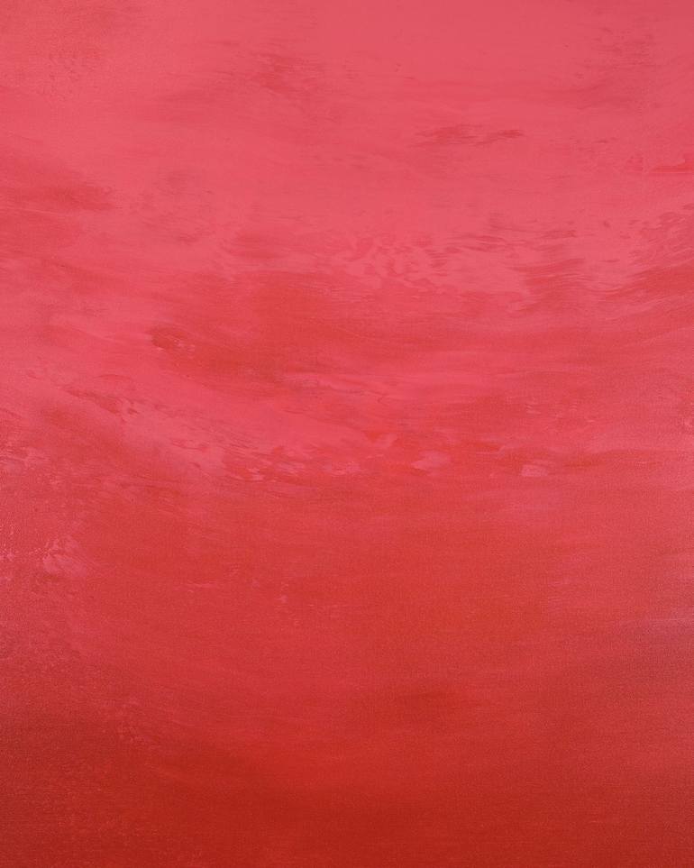 Cheerful Red - Color Field Abstract Painting by Suzanne Vaughan ...