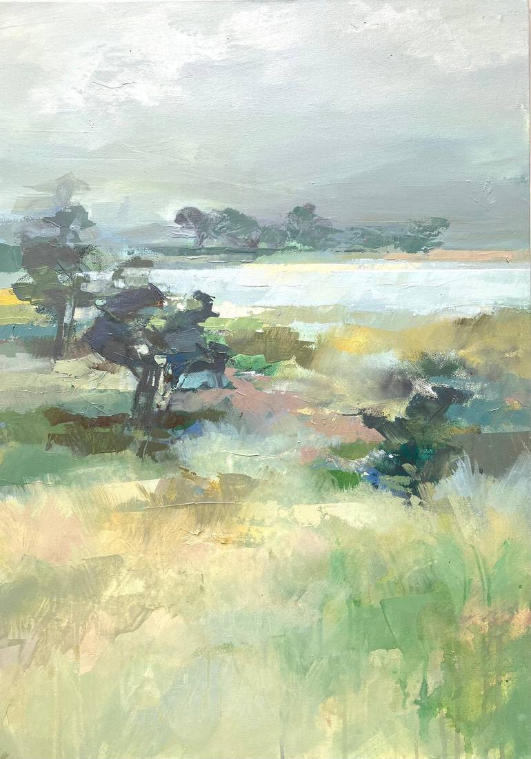 Bushveld Oasis Painting by Anja Clarke | Saatchi Art