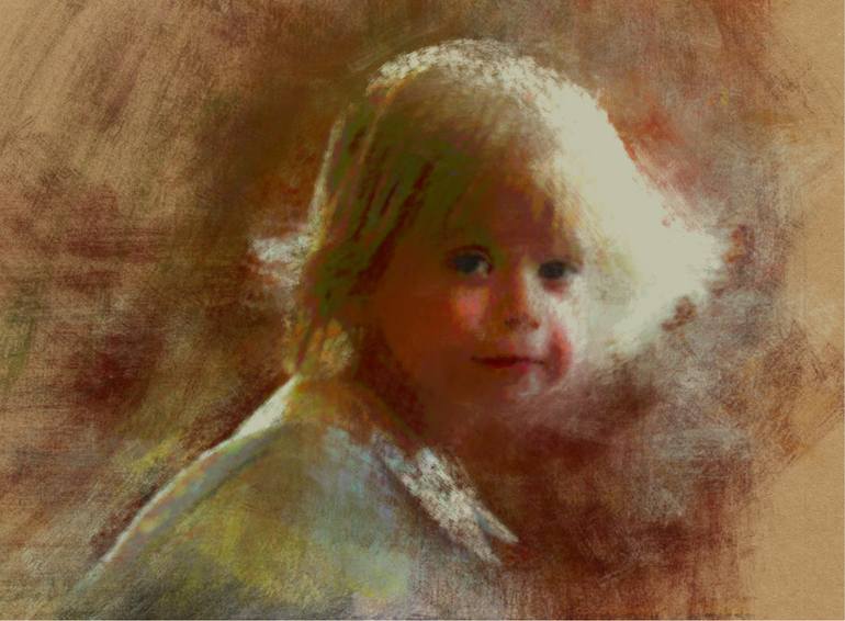 Study2 hallelujah Painting by Lisa Sims | Saatchi Art