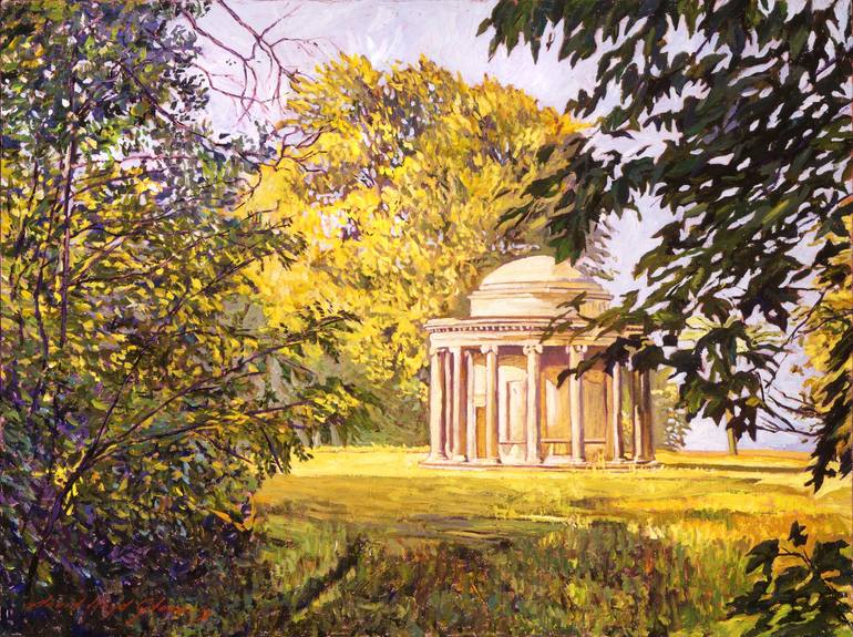 Restful Meadow Painting by David Lloyd Glover | Saatchi Art