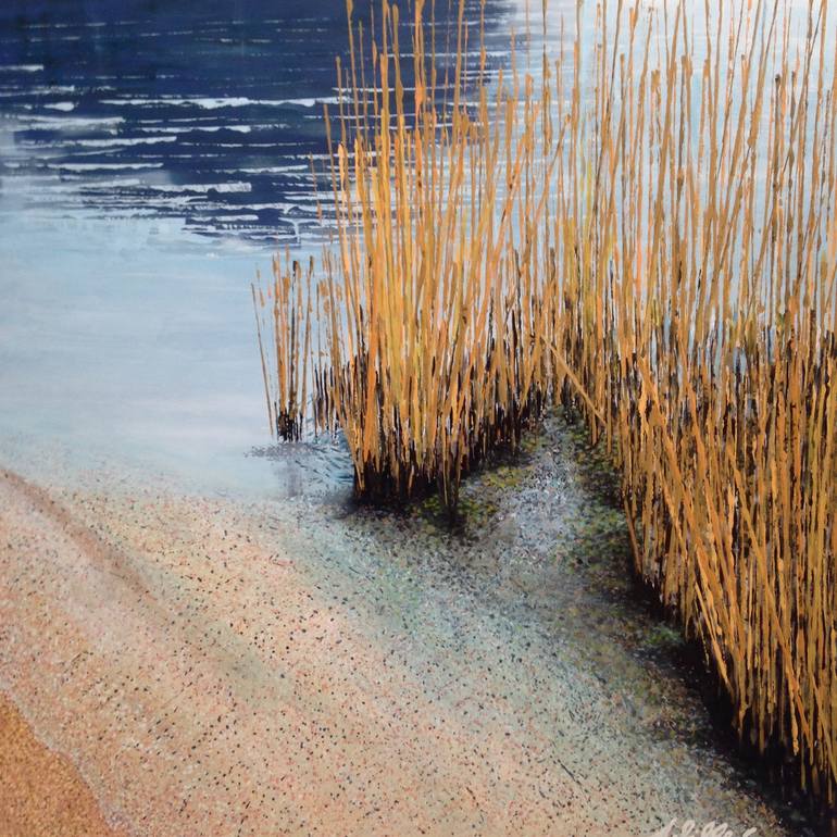 Lago (Lake) Painting by Achille Chiarello | Saatchi Art