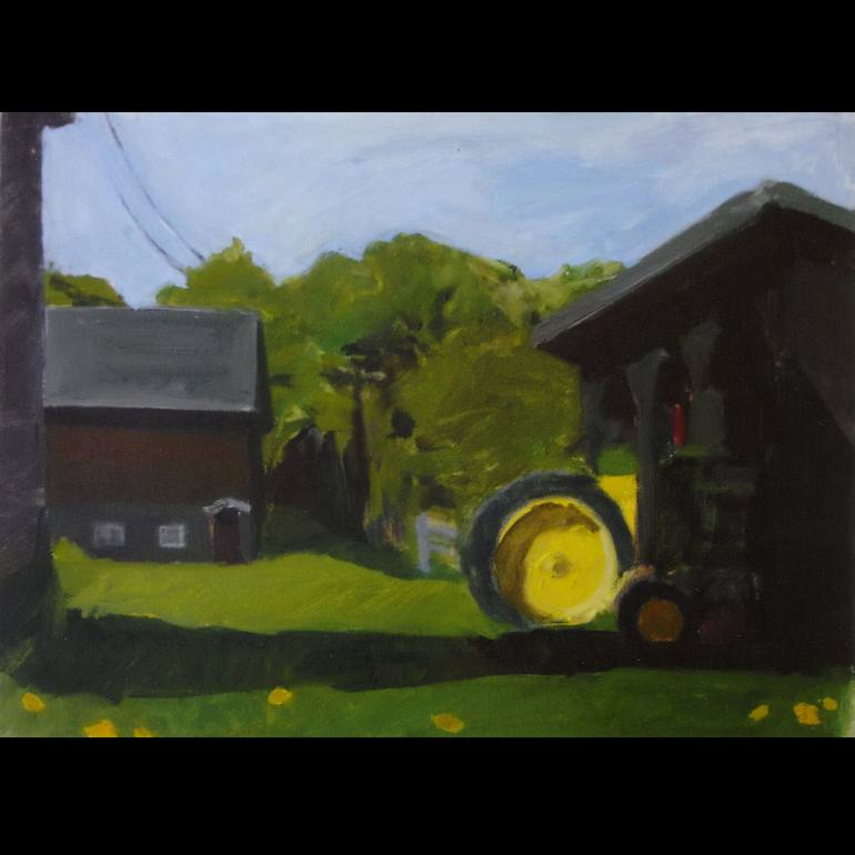 The Tractors Painting by Sigrid Lium | Saatchi Art