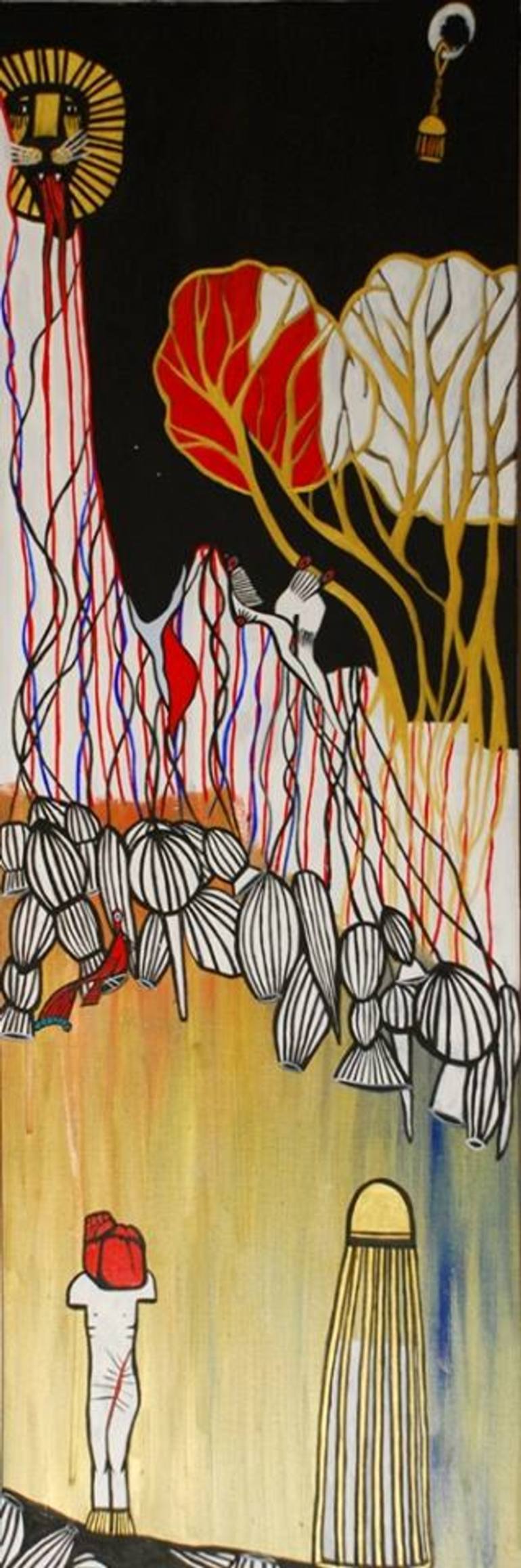 The Universal Trap(Pyramus and Thisbe) Painting by Jessica Gaves ...