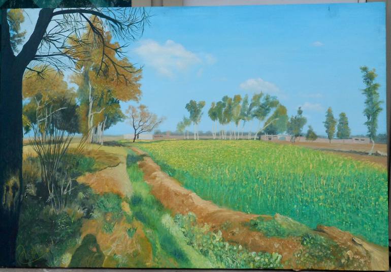 Landscape Painting by Asif Ali | Saatchi Art