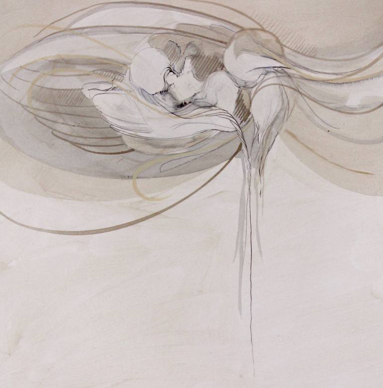 Cloud Study 4 Drawing by Kathryn Bilharz Gabriel | Saatchi Art