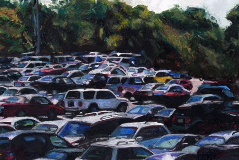 Overpopulation: Oil Pastel Illustration of Sarasota, FL Drawing by ...