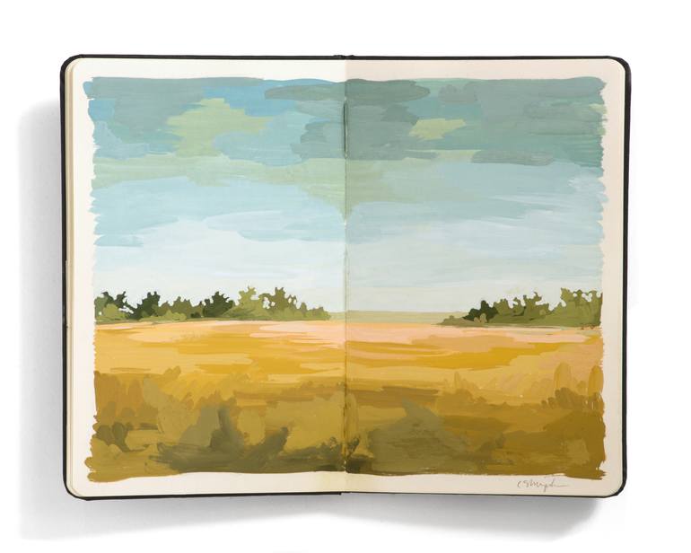 Prairie Sky No. 17 Painting by Carrie Shryock | Saatchi Art