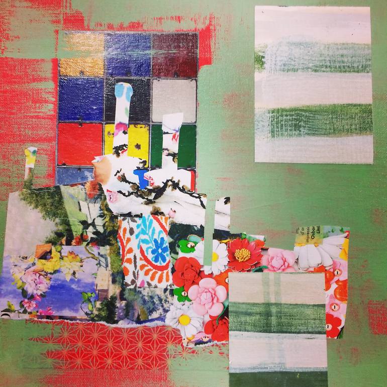 Inside out #1 Collage by Nathalie Tellier | Saatchi Art