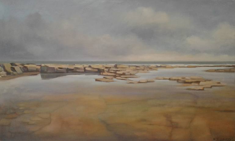 Creevy Rock Pool Painting by Morgan Ferriter | Saatchi Art