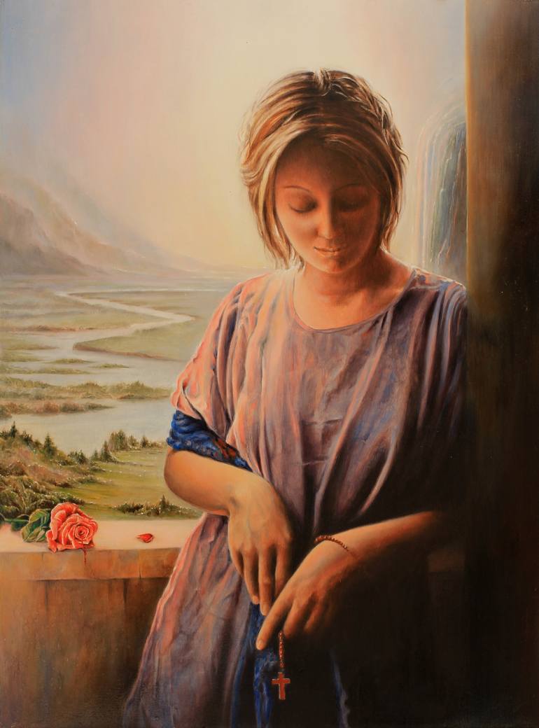 El rosa rio SALE -50% = $3950 Painting by Alain Amar | Saatchi Art