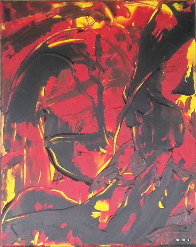 Inferno Painting by Maxwell Moore | Saatchi Art
