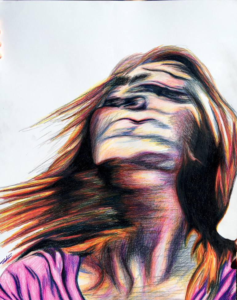 Anxiety Drawing by Sophie Church | Saatchi Art