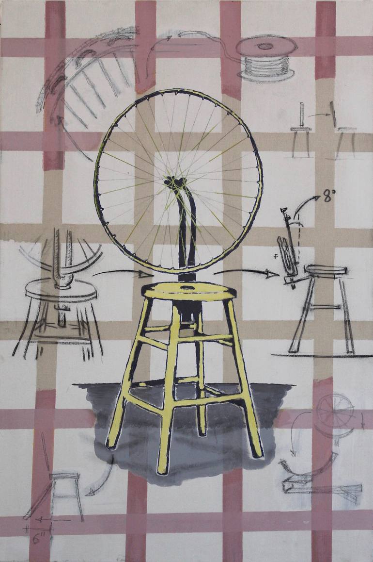 DUCHAMP CHAIR Painting by Deger Cengiz | Saatchi Art