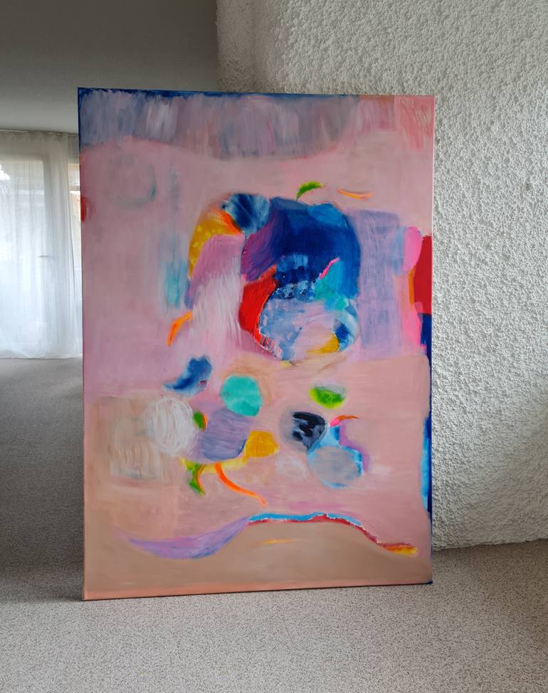 Pathway To Joy XL Painting by Wioletta Gancarz | Saatchi Art