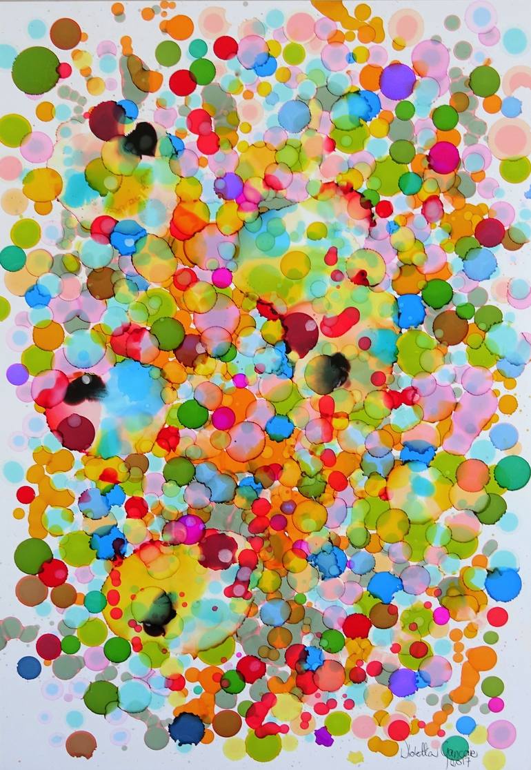 Marbles II Painting by Wioletta Gancarz | Saatchi Art