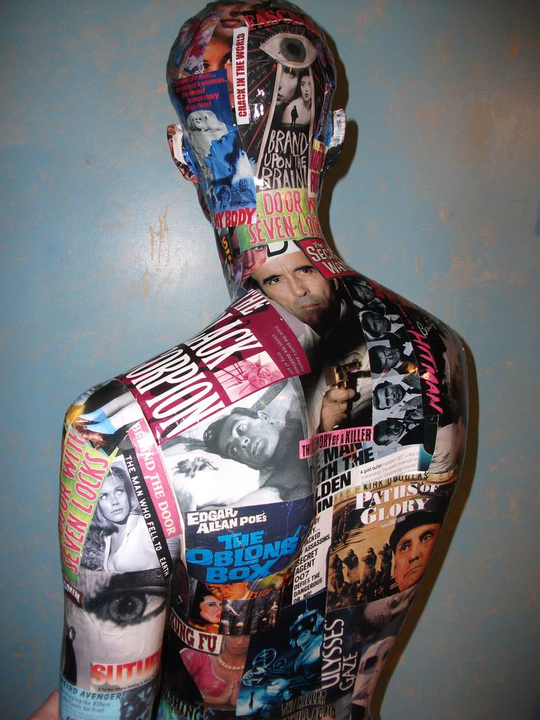 THE SECRET AGENT Collage by COBIA CZAJKOSKI | Saatchi Art