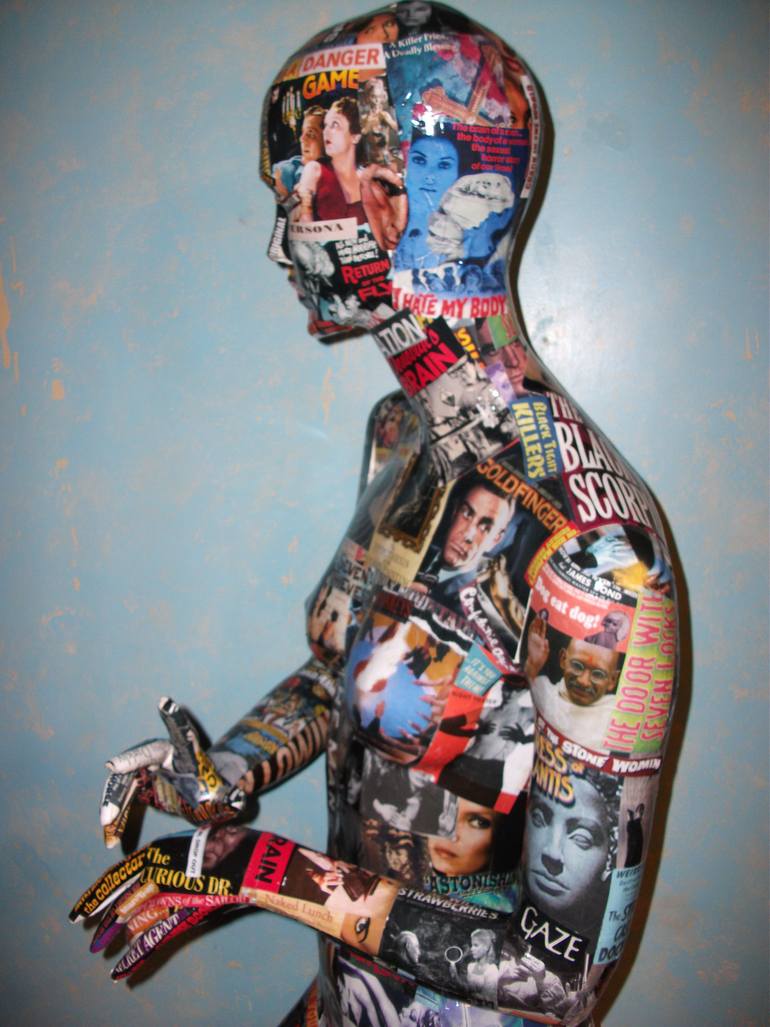 THE SECRET AGENT Collage by COBIA CZAJKOSKI | Saatchi Art