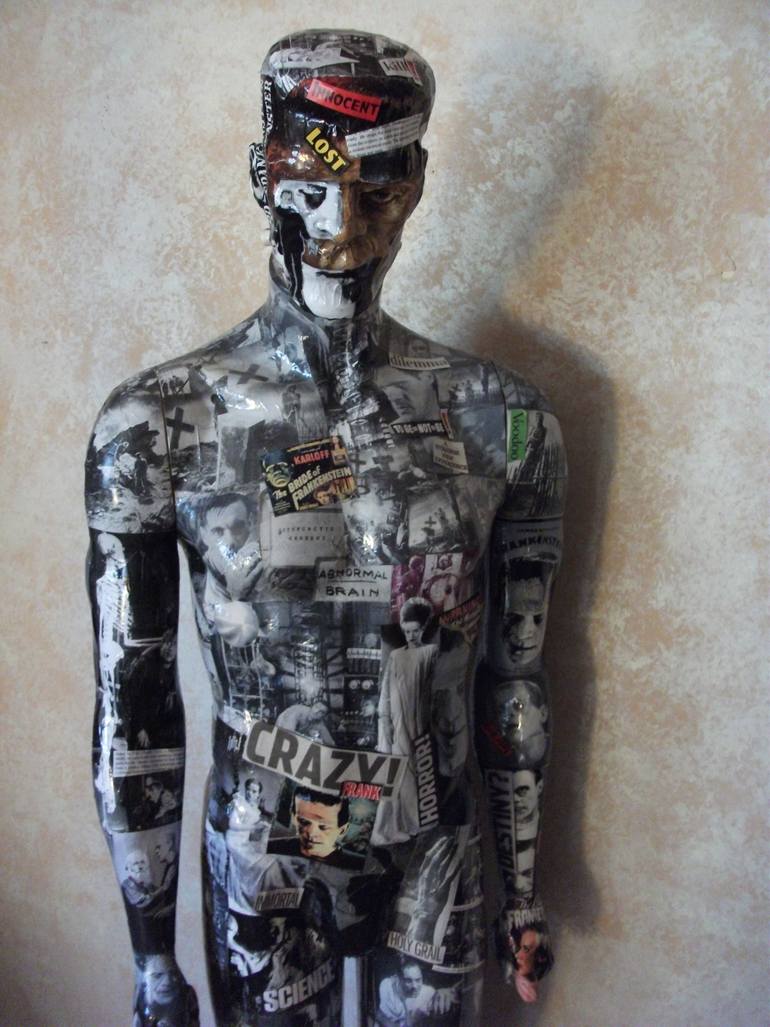 CRAZY FRANK Collage by COBIA CZAJKOSKI | Saatchi Art