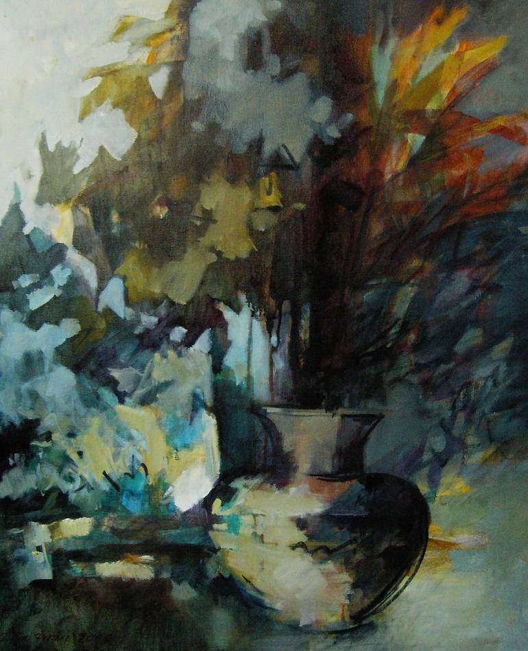 Autumn mood Painting by Olga Huk-Figol | Saatchi Art