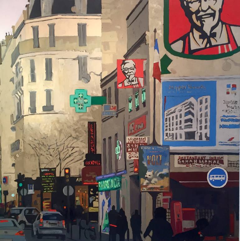 La Promenade Painting by Range of Arts | Saatchi Art