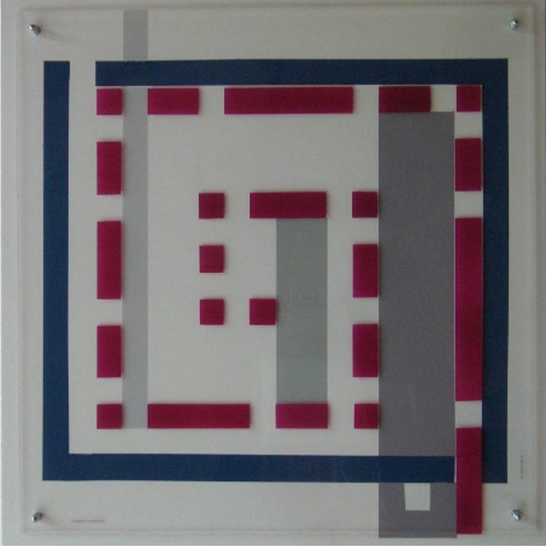 Quad-®-Art 20-10a Painting by Han Koch | Saatchi Art