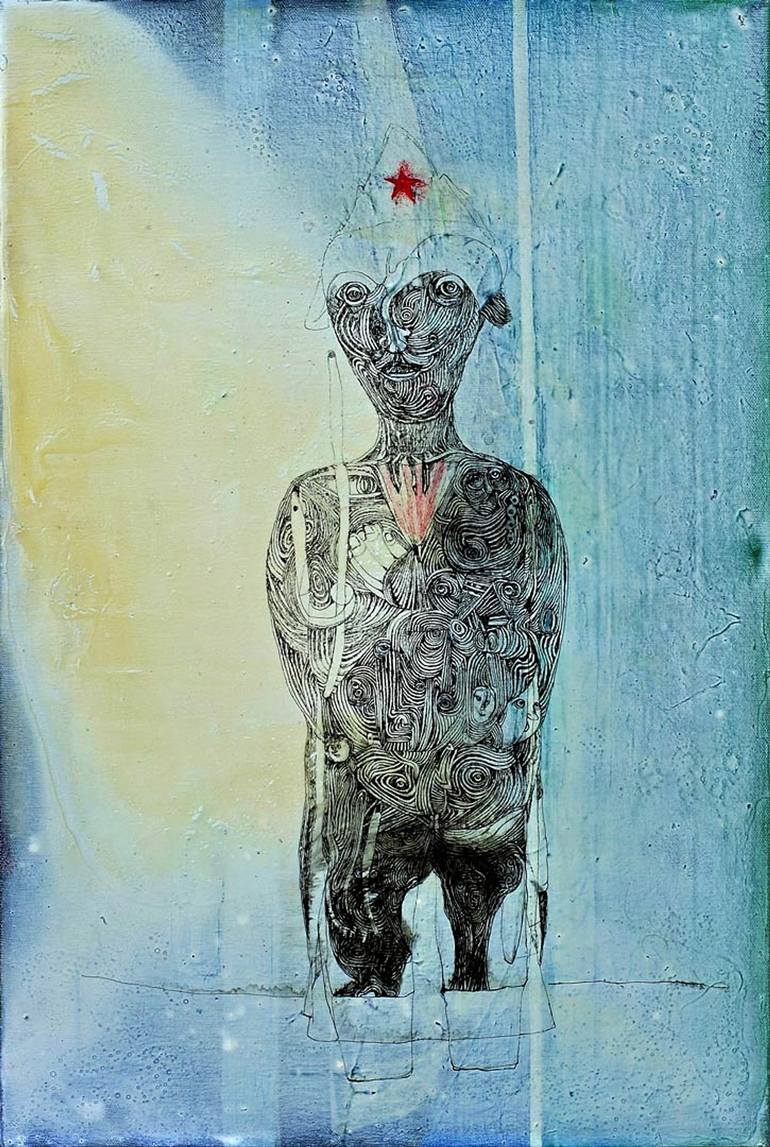 Partisan Painting by Igor Simonovic | Saatchi Art