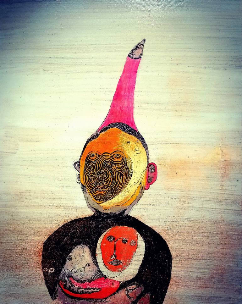 Tha man Painting by Igor Simonovic | Saatchi Art