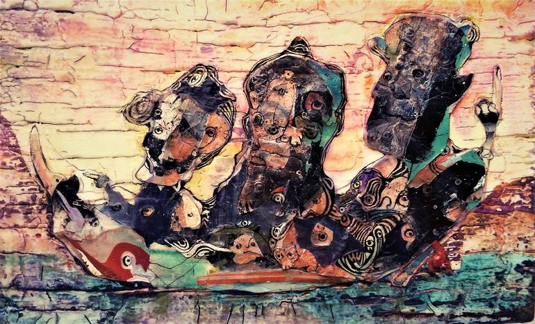 The ship Painting by Igor Simonovic | Saatchi Art