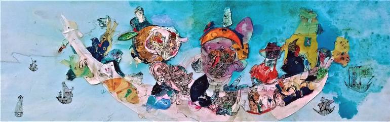 The family Painting by Igor Simonovic | Saatchi Art