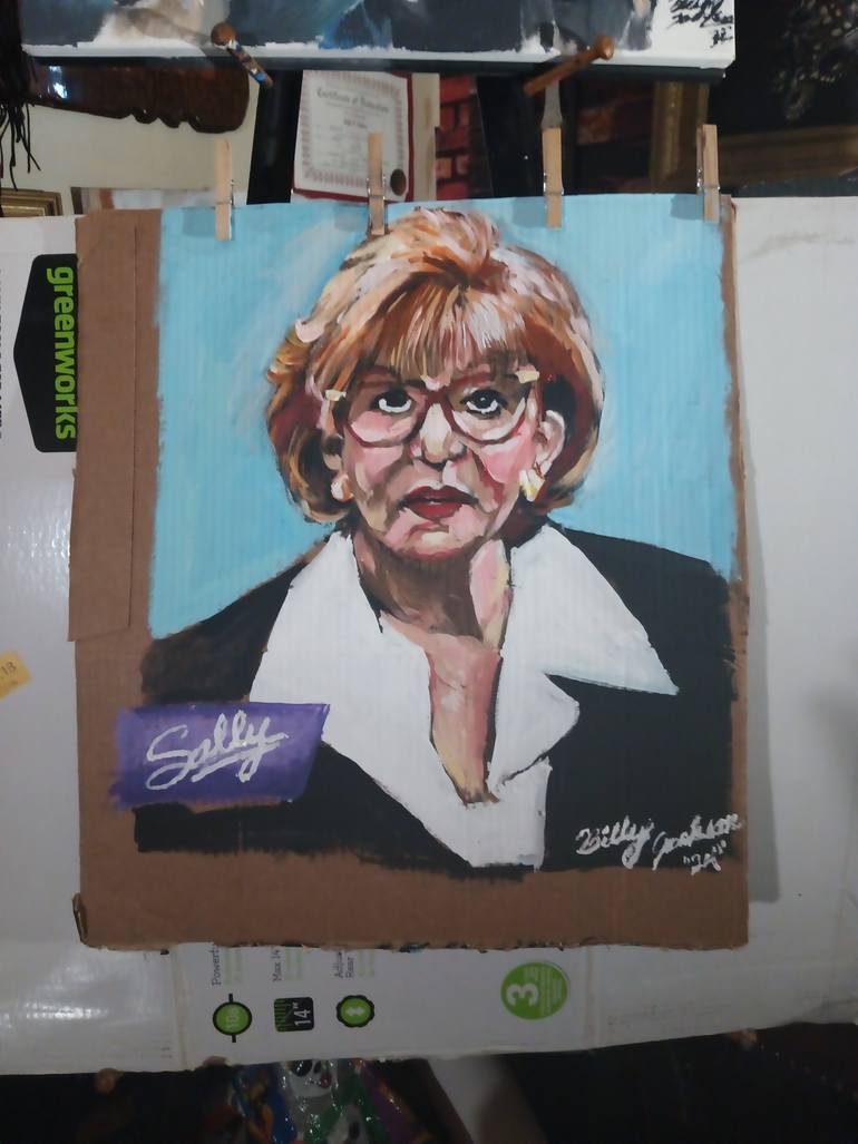 Sally Jessy Raphael Painting by Billy Jackson | Saatchi Art