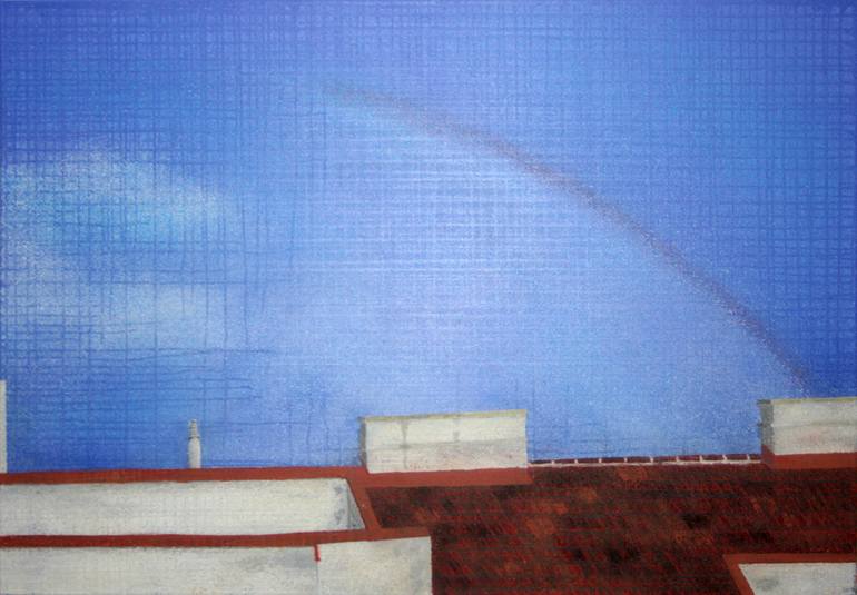 View out of the studio Painting by Erik Oliver Anders | Saatchi Art