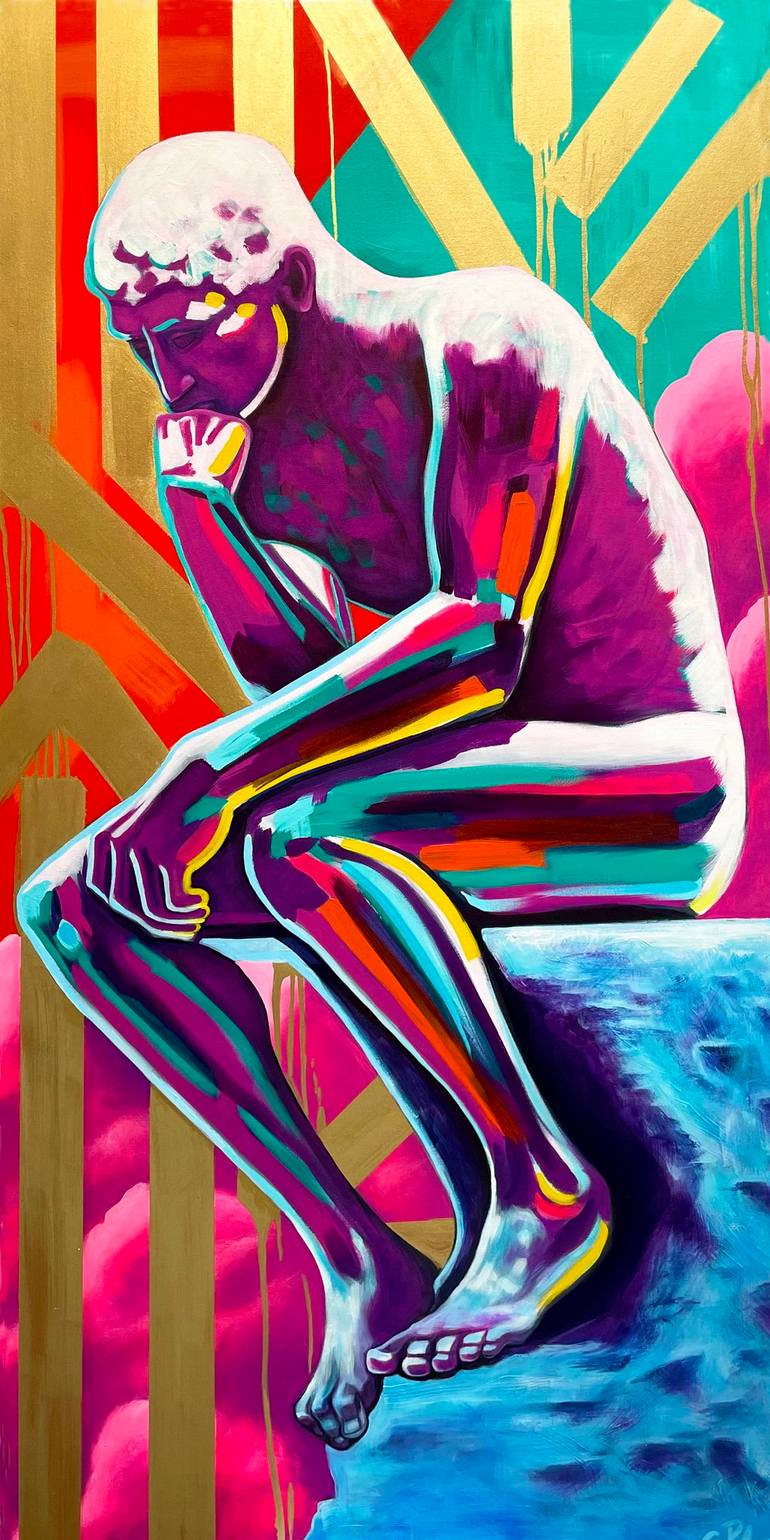 Final Thought Painting by Gina Palmerin | Saatchi Art